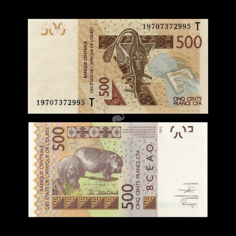 Togo – West African States 2018-19 500 Francs CFA P-819T UNC Bank Note ...
