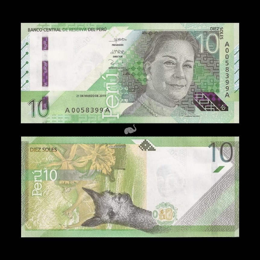 Peru 10 soles 2019 P-W196 UNC Bank Note - TNCN Hobby store